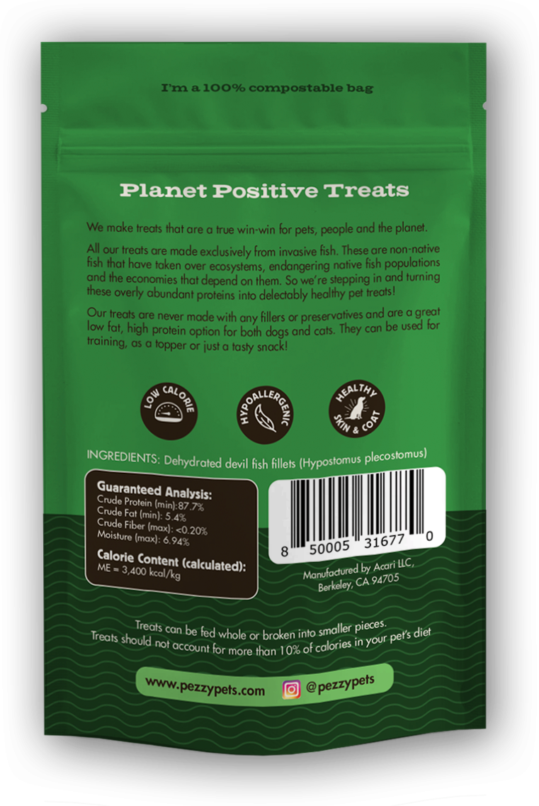 Pezzy Pets Treats | Sustainable Clean Label Snacks for Dogs & Cats